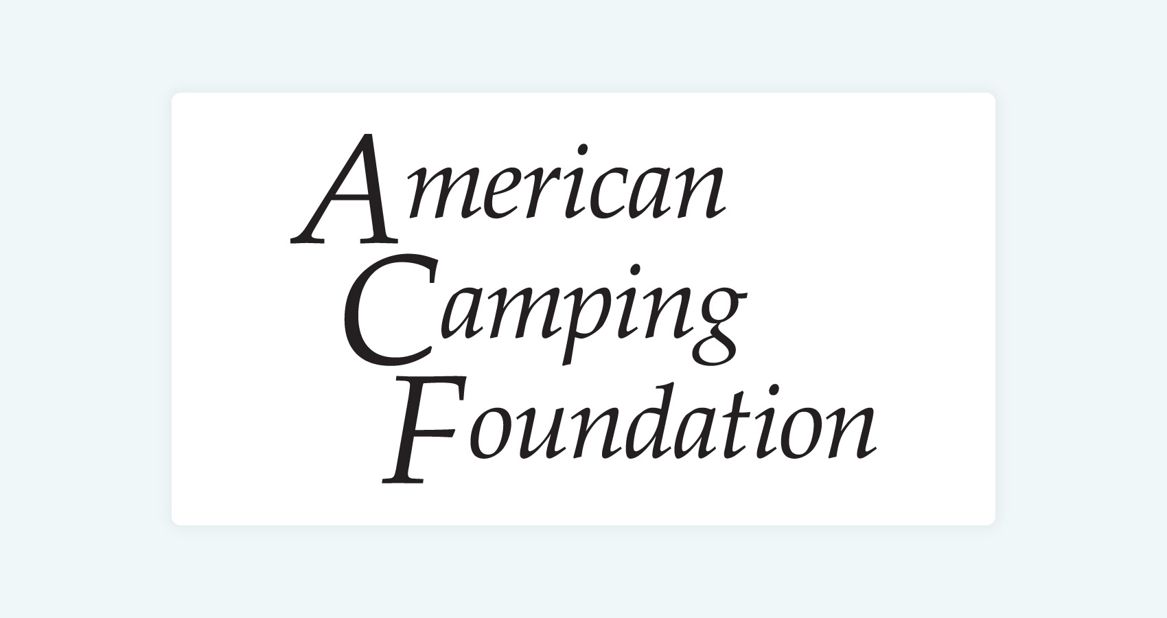 American Camping Foundation | American Camp Association